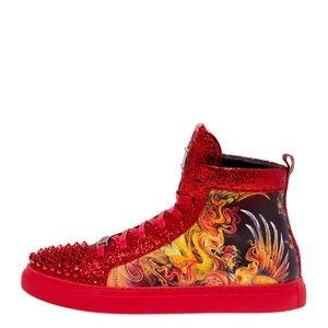 J75 | Shoes | J75 Rampage Red Spike Toe High Top Sneaker | Poshmark